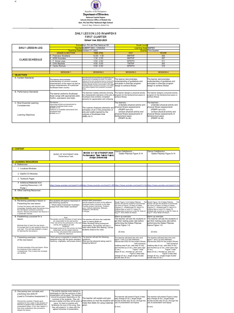 DLL Q1 WEEK 7 Teachers Day | PDF | Teachers | Learning