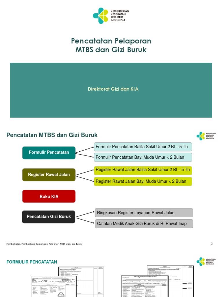 Pencatatan Pelaporan Mtbs - Gizi Buruk - Rev 060922 | PDF
