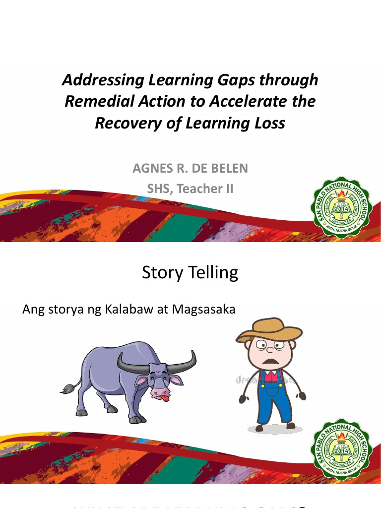 Addressing Learning Gaps | PDF | Teaching Method | Learning