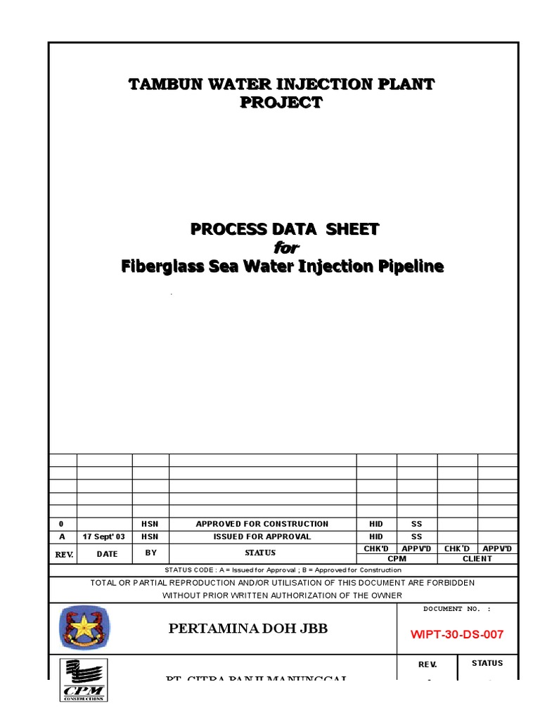 Fiberglass PIPE WALL THICKNES Rev 1 | PDF | Pipe (Fluid Conveyance ...