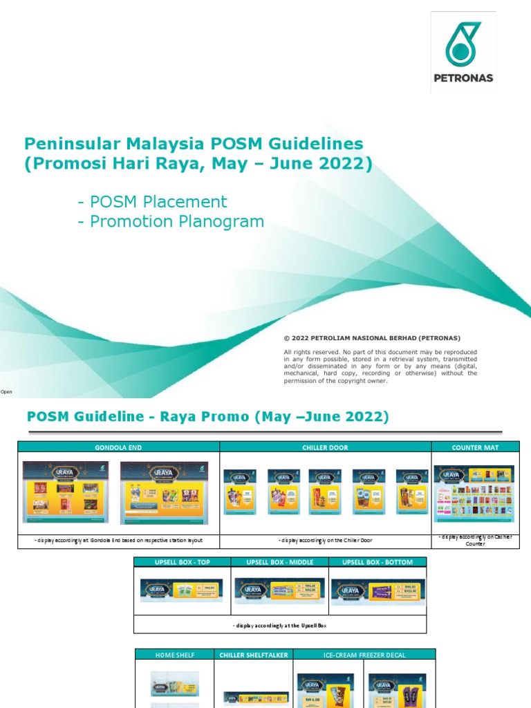 Hari Raya May June 2022 POSM Guideline PM | PDF