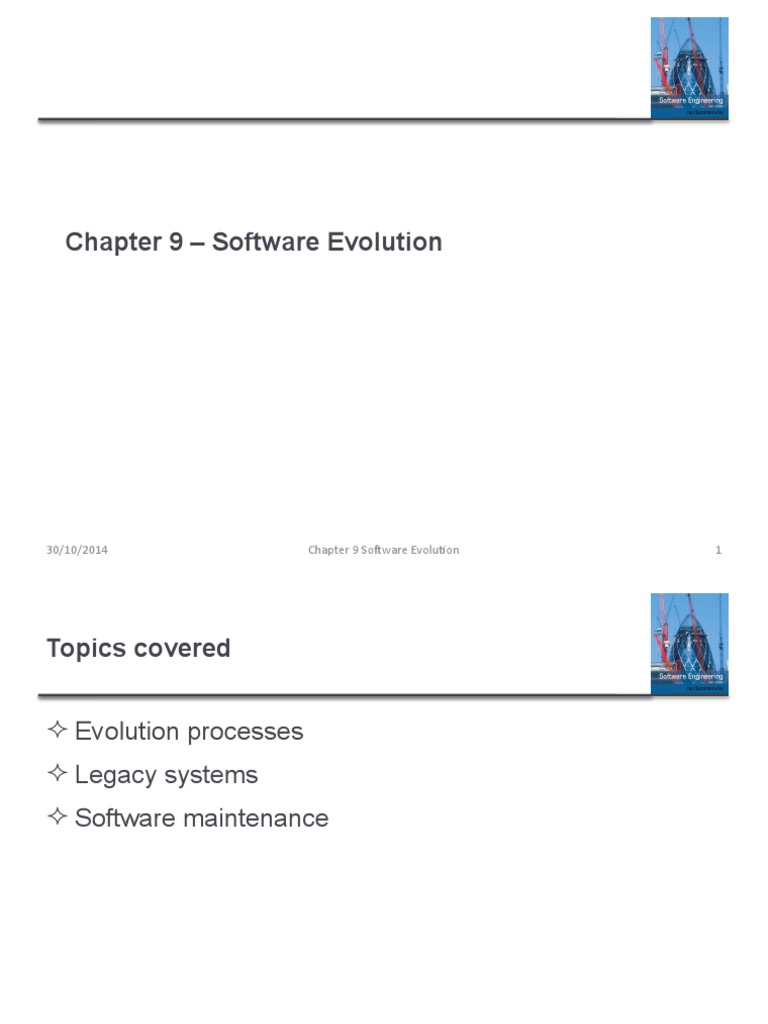 Ch9 Evolution | PDF | Software | Software Engineering