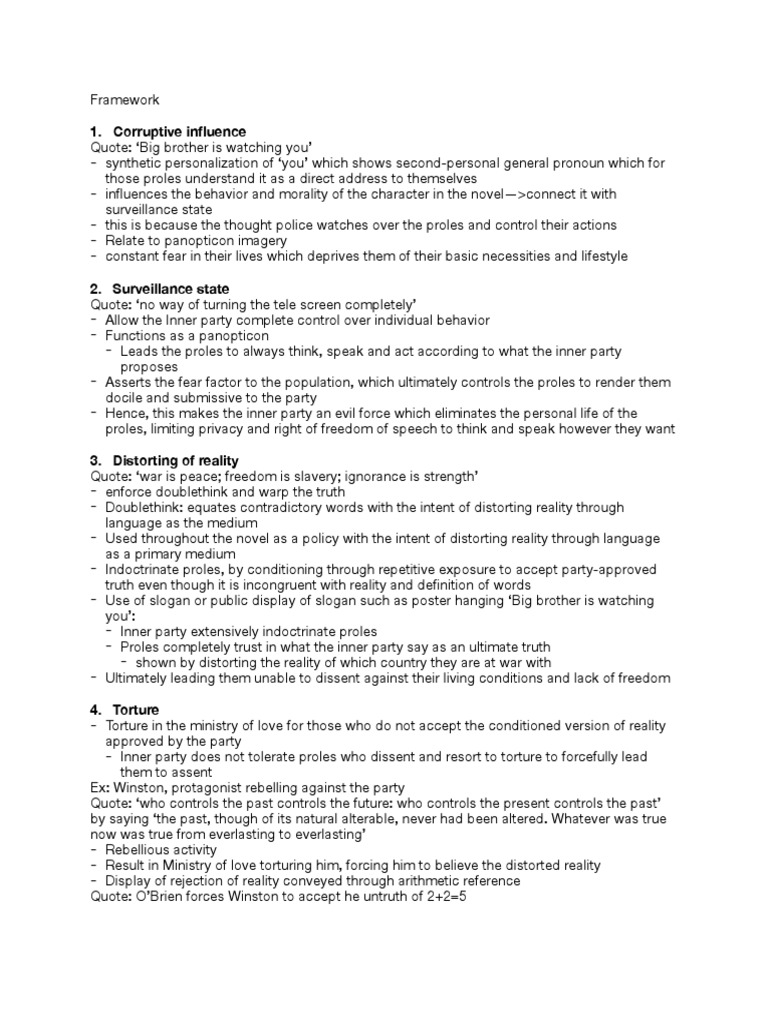 Paper 2 1984 Writing Framework | PDF | Narration