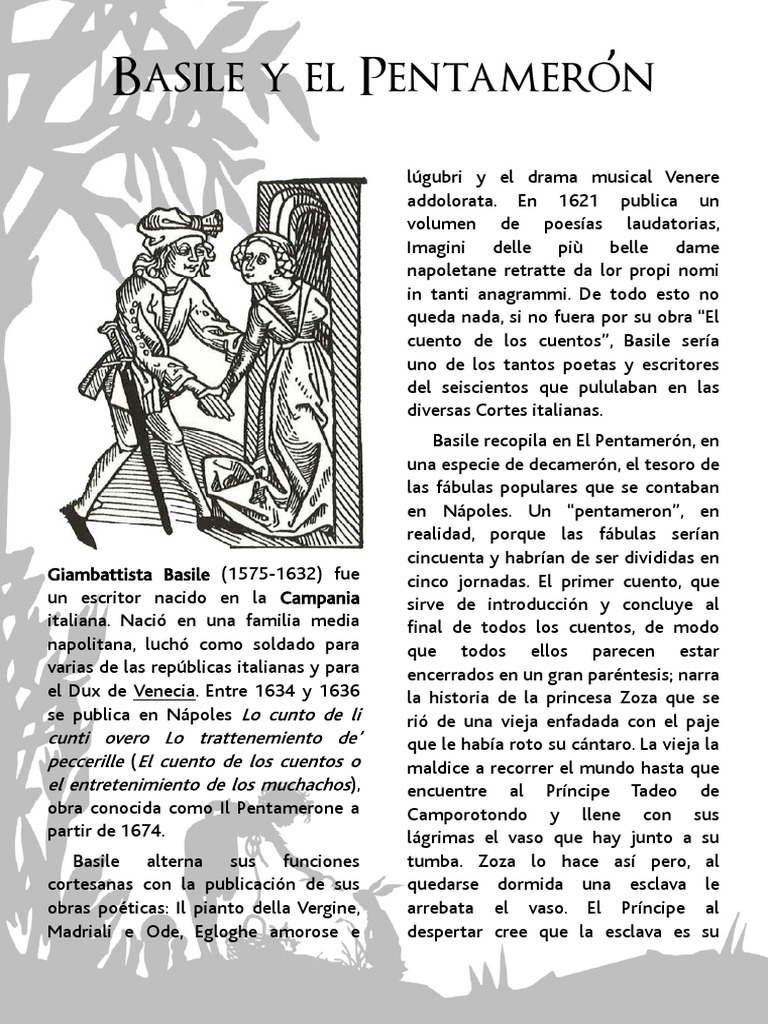 Basile y El Pentameron | PDF | Cuentos de hadas