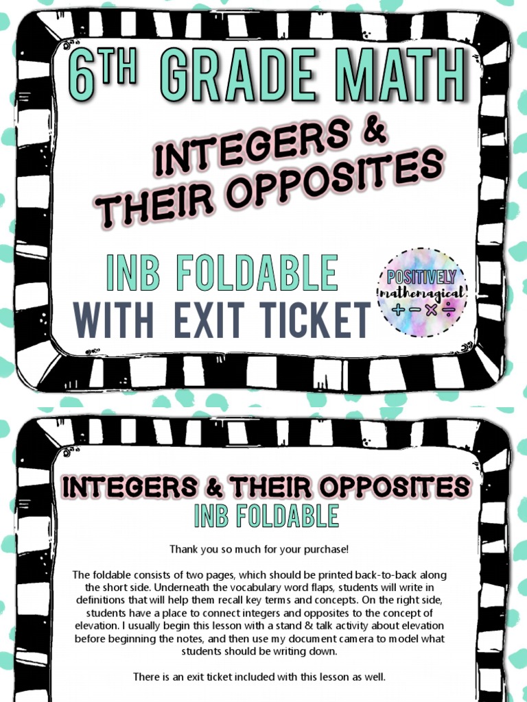 With Exit Ticket | PDF