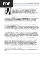 Infographic: Elvis | PDF