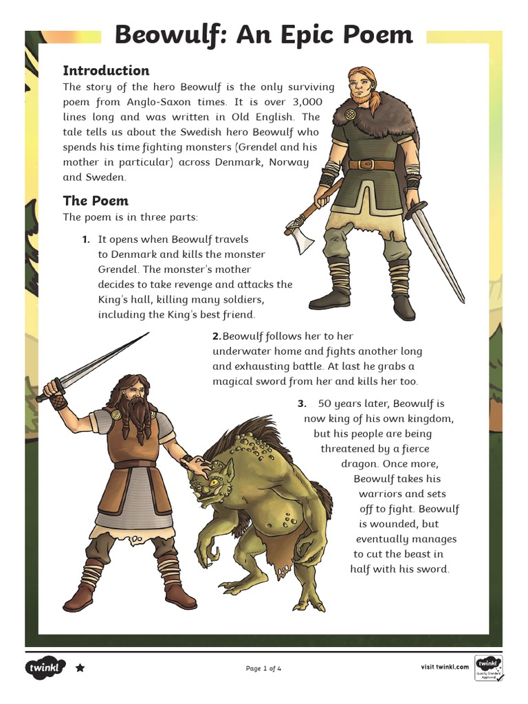 Beowulf: Epic Hero's Journey Explained | PDF | Beowulf