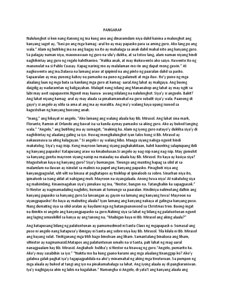 Maikling Kwento | PDF