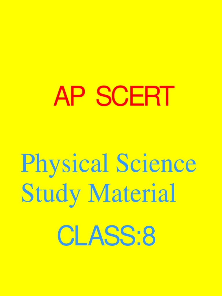 8th Class PS NOTES | PDF | Combustion | Reflection (Physics)