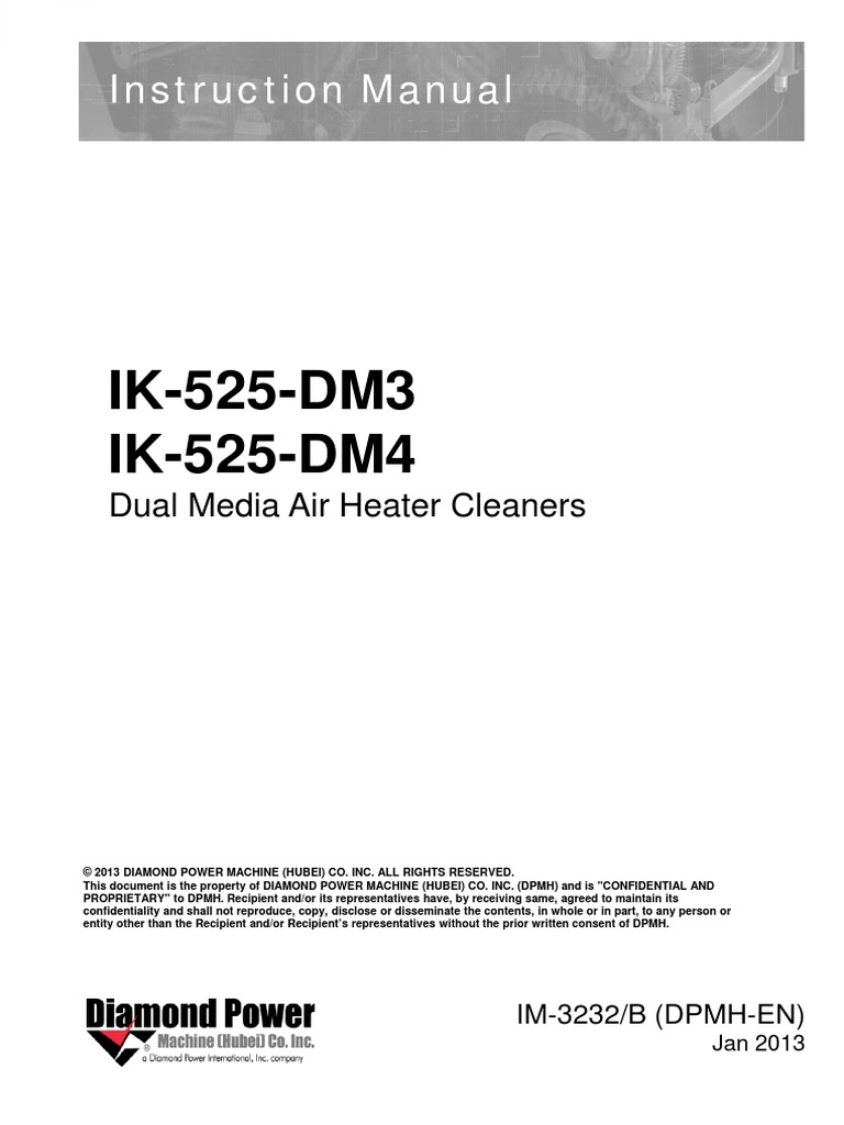 IK-525-DM3 IK-525-DM4 Dual Media Air Heater Cleaners | PDF | Valve ...