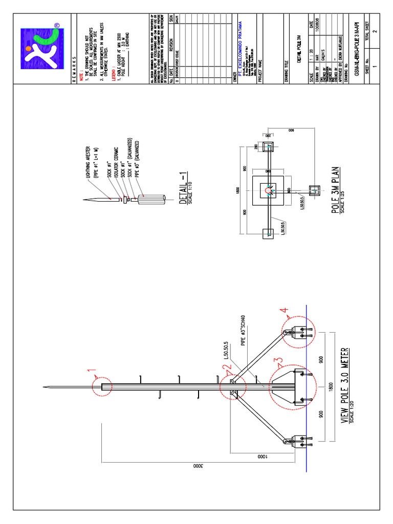 Standard Pole 3m | PDF