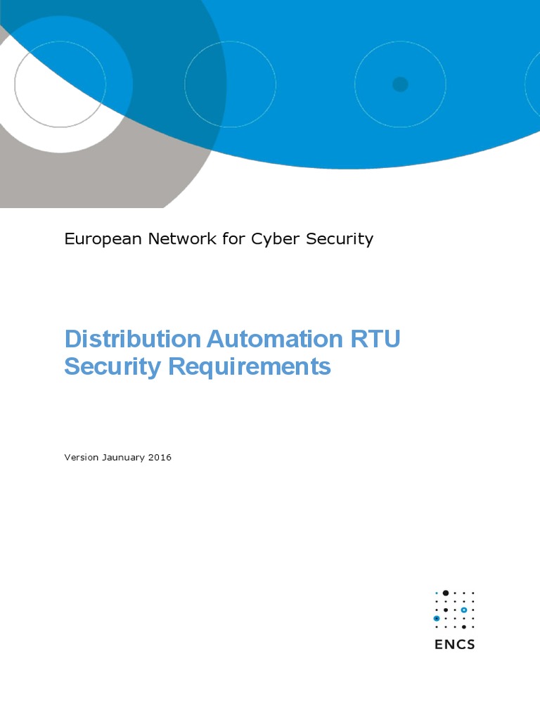 ENCS DA Security Requirements | PDF | Cryptography | Public Key ...