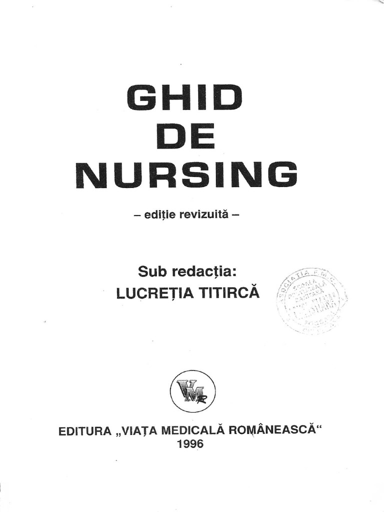 Ghid de Nursing - Lucretia Titirca | PDF