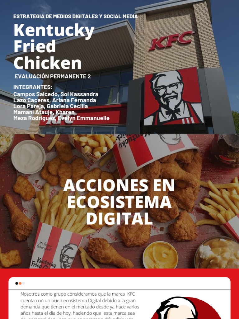 EP2 Estrategia de Medios Digitales - KFC | PDF | Marca | Servicio de redes sociales
