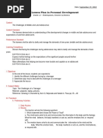 Lesson Plan With GAD Integration Sample 4 | PDF | Woman | Violence ...