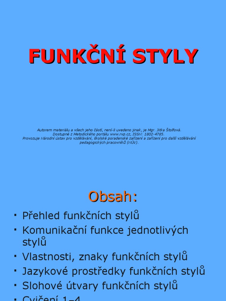 Funkcni Styly | PDF