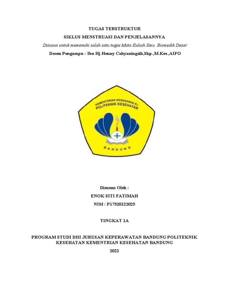 Penjelasan Siklus Menstruasi Wanita | PDF