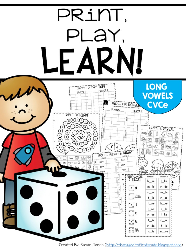 Long Vowel CVCe Games for Kids | PDF | Human Communication | Linguistics