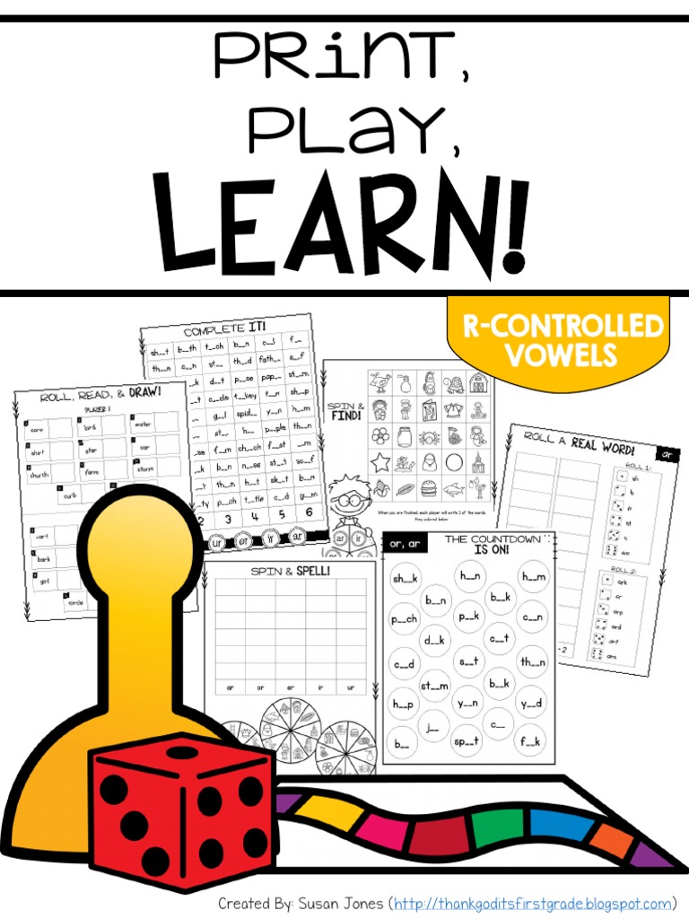 Demo Phonics Print Play Learn R Controlled Preview | PDF | Phonics ...