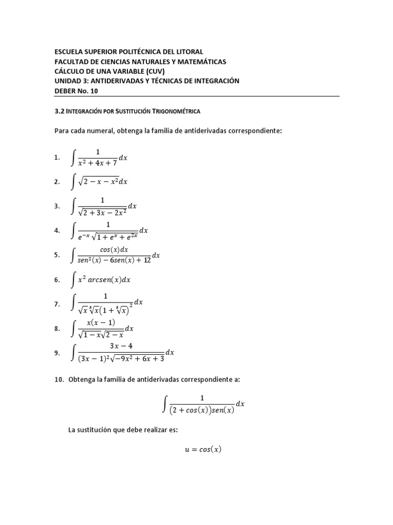 2022 I PAO CUV Deber 10 | PDF