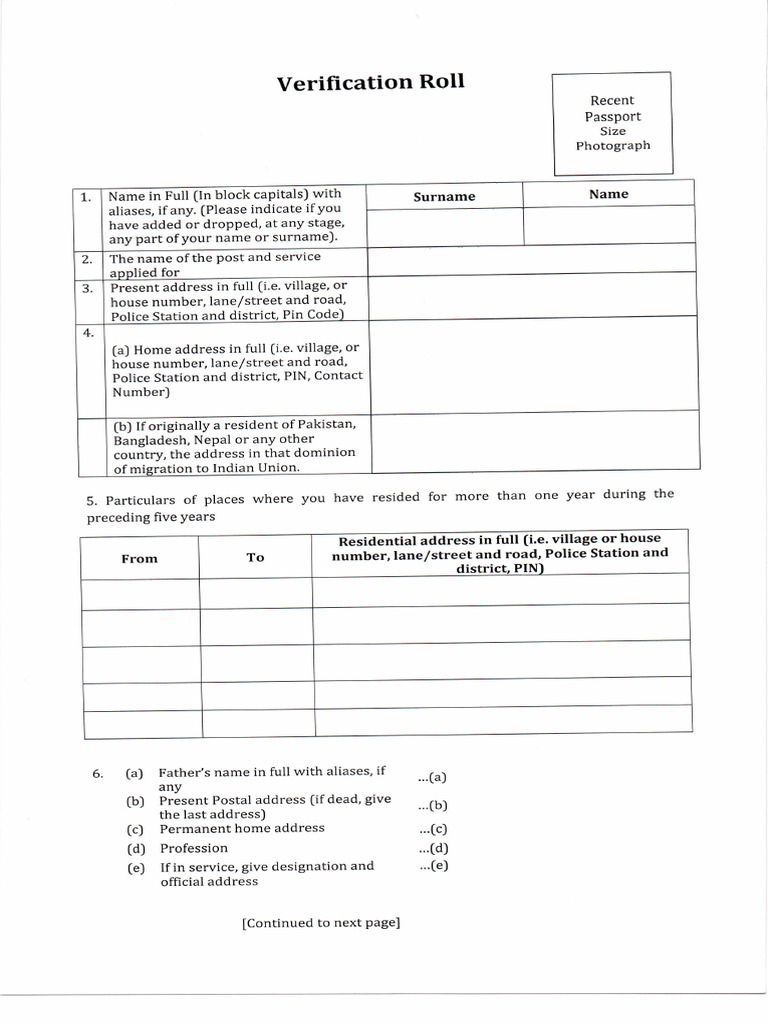 VR Form | PDF | Common Law | Government