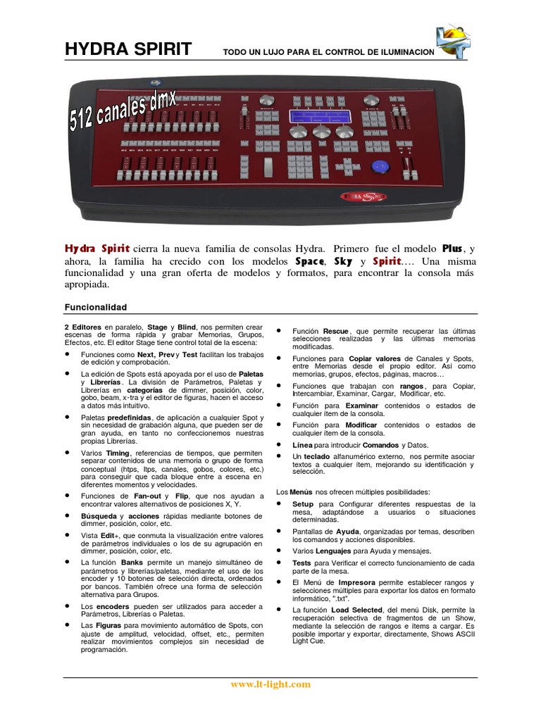 LT Hydra Spirit | PDF