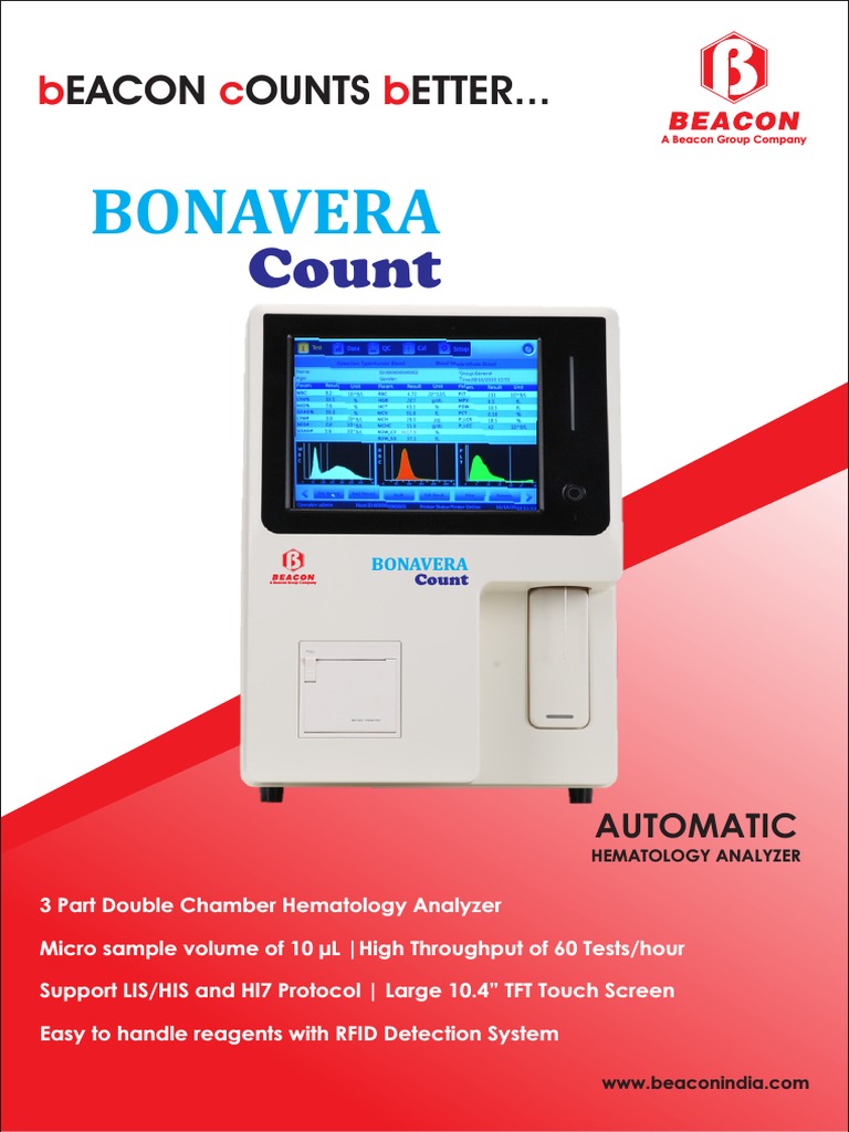 3 Part Double Chamber Hematology Analyzer from Beacon Group | PDF ...