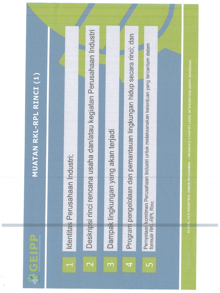 Form RKL - RPL Rinci Sesuai Permenperin No 1 TH 2020 | PDF