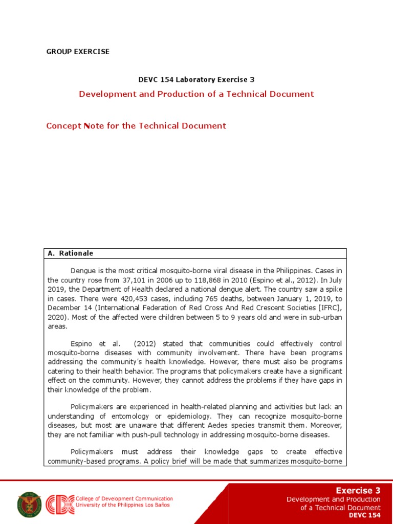 Policy Brief on Community-Based Mosquito-Borne Disease Control in the Philippines | PDF ...