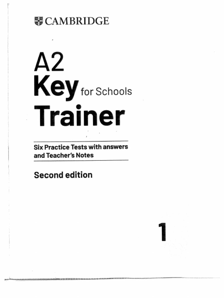 Ket Trainer 2020 | PDF