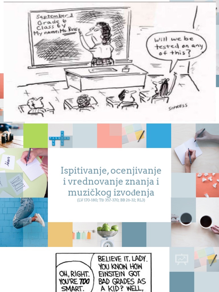 Ispitivanje, Ocenjivanje I Vrednovanje Znanja | PDF