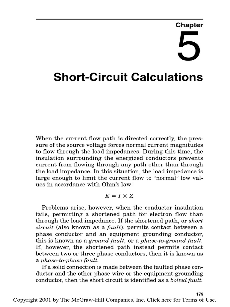 Short Circuit Calculations Pdf Electrical Impedance Transformer