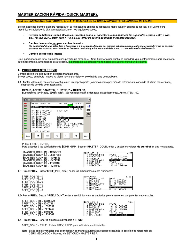 Quick Master V08 | PDF | Sistema de coordenadas Cartesianas | Robot