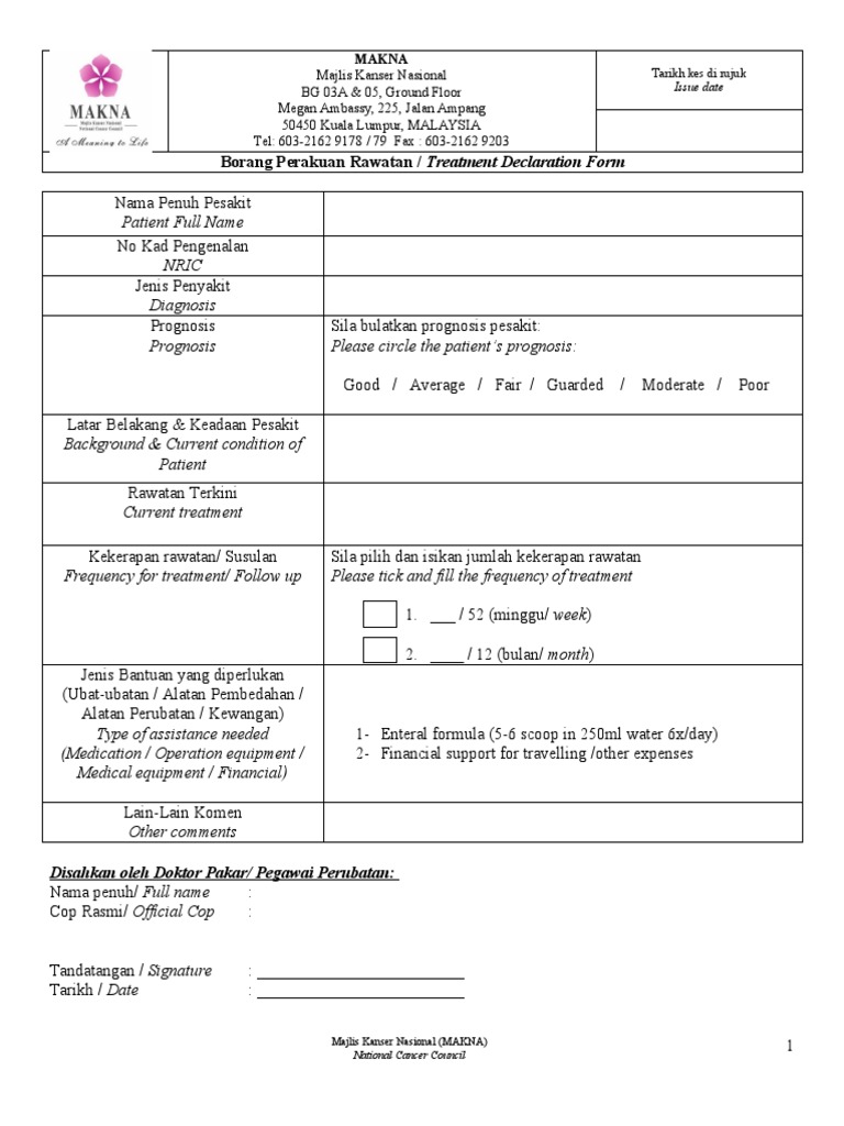 Borang MAKNA | PDF