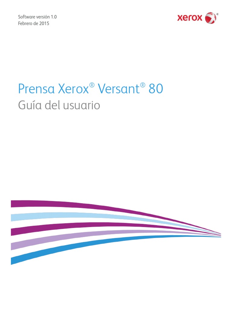 ES ES UG Versant 80 Press | PDF | Microsoft Windows | Archivo de ...