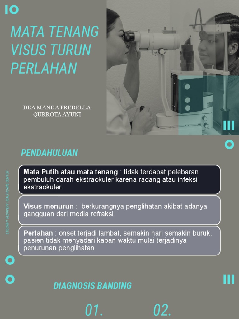 Mata Tenang Visus Turun Perlahan Baru | PDF