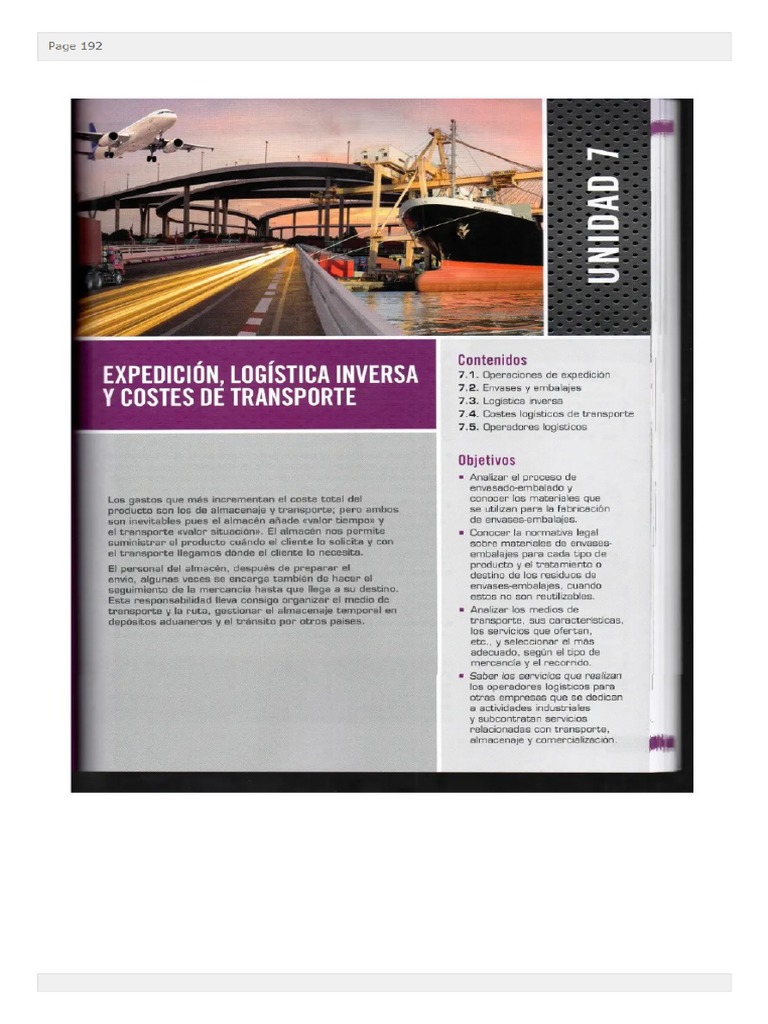 Tema 7 Logistica | PDF