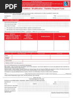Zerodha Account Modification Form | PDF