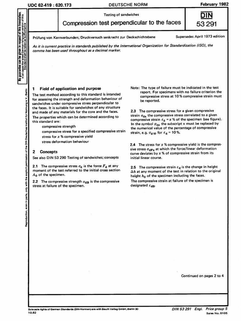 DIN 53291 e d02 1982 | PDF