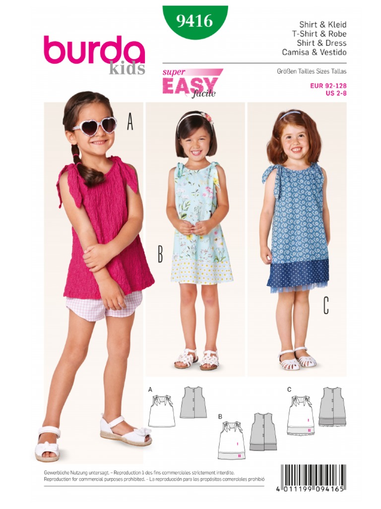 Bousa Niña Amarre Hombro | PDF | Clothing | Fashion Design