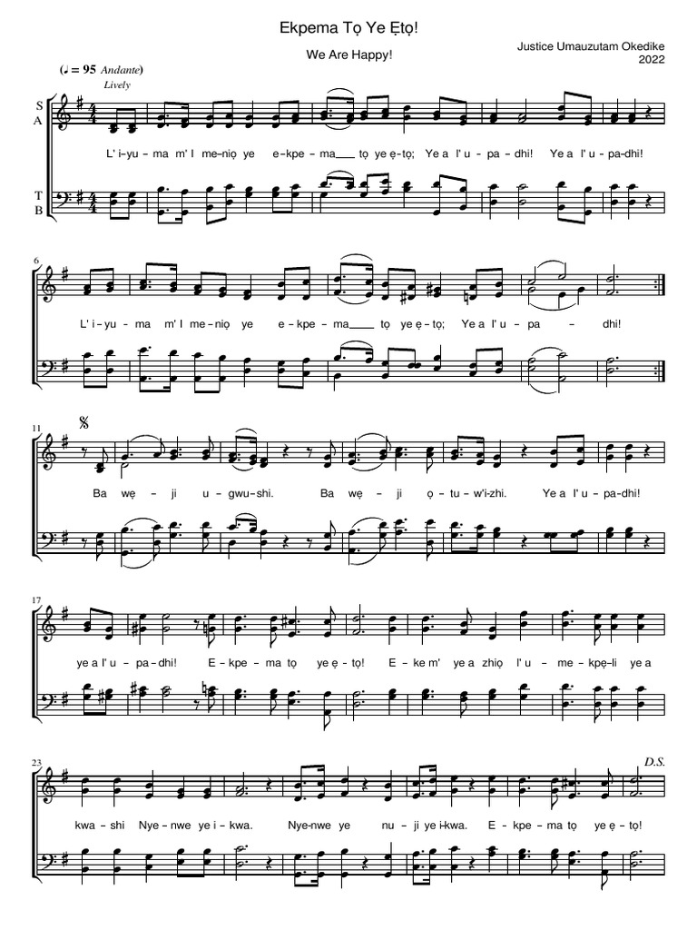 Ekpema To Ye Eto | PDF