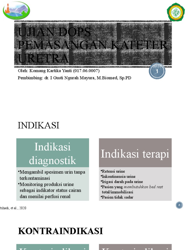 Pemasangan Kateter Uretra Pria (Semoga Baik) | PDF