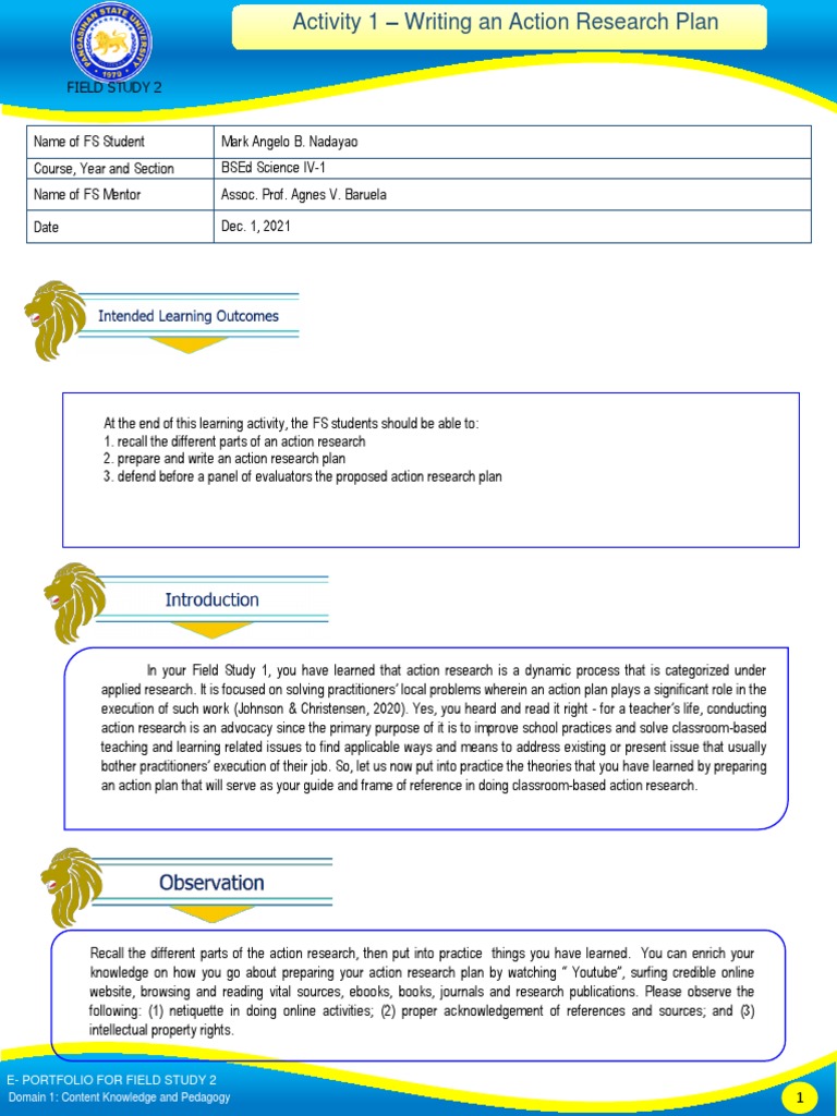 FS 2 Activity 1, Nadayao, Mark Angelo B., Science IV-1 Group 3 | PDF ...