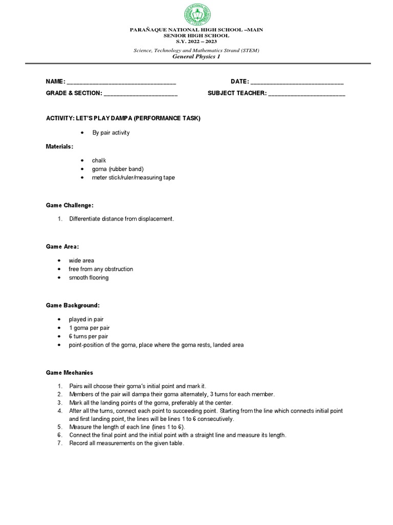 Genphy1 Performance Task 2 | PDF | Science, Technology, Engineering, And Mathematics | Science
