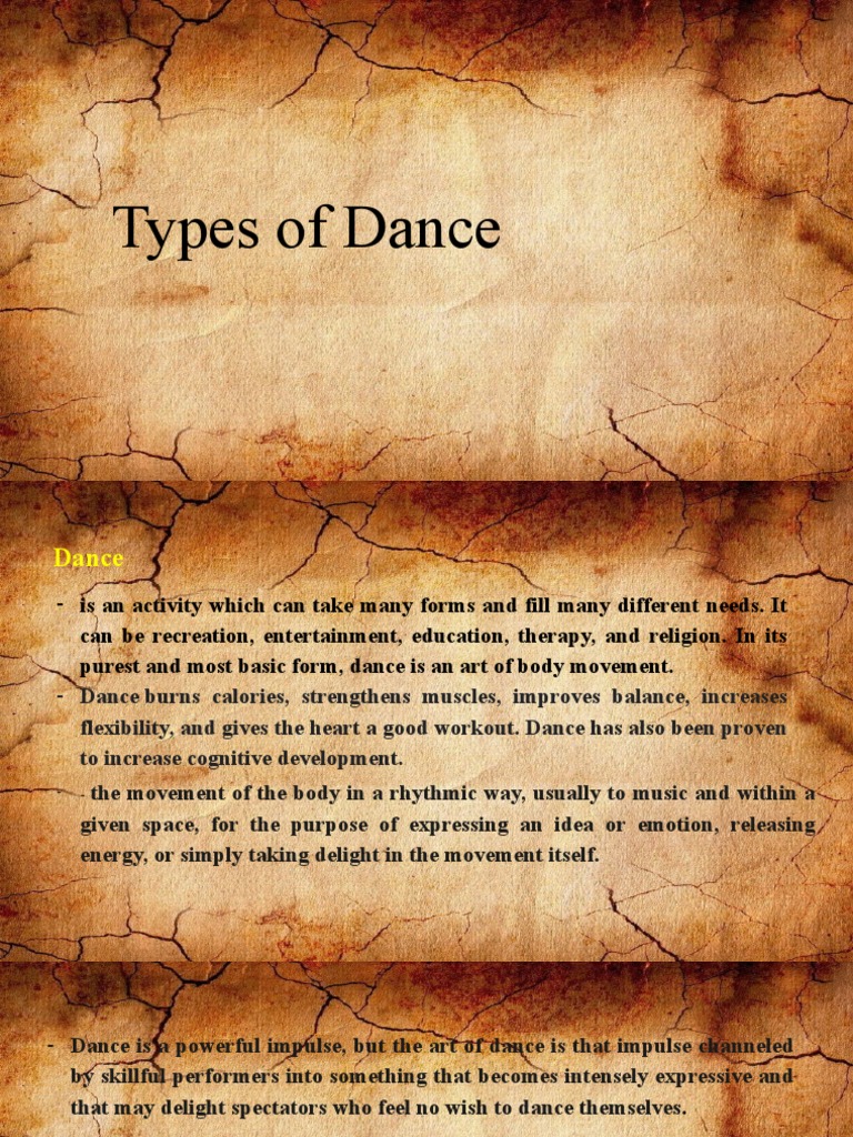 Types of Dance: Exploring the Elements, Genres and Benefits of Dance ...