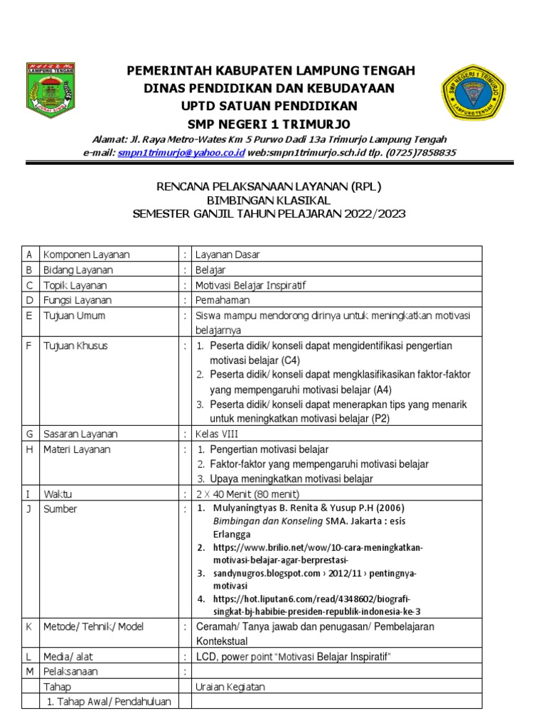 RPL Klasikal | PDF | Karier & Perkembangan | Seni