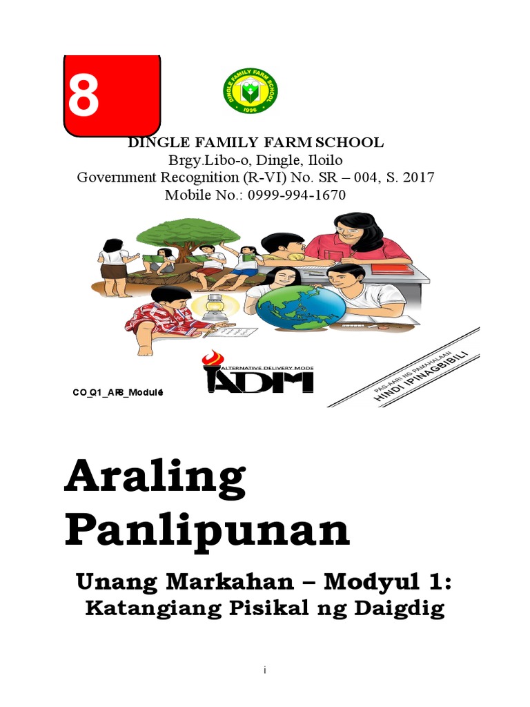 Araling Panlipunan: Unang Markahan - Modyul 1 | PDF
