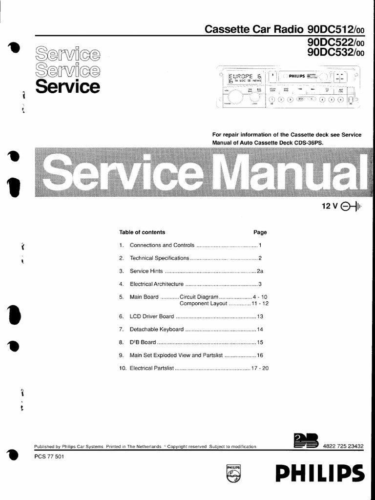 Philips 90 DC 532 Service Manual | PDF