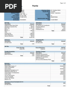 Payslip Sample Philippines | PDF | Public Finance | Government
