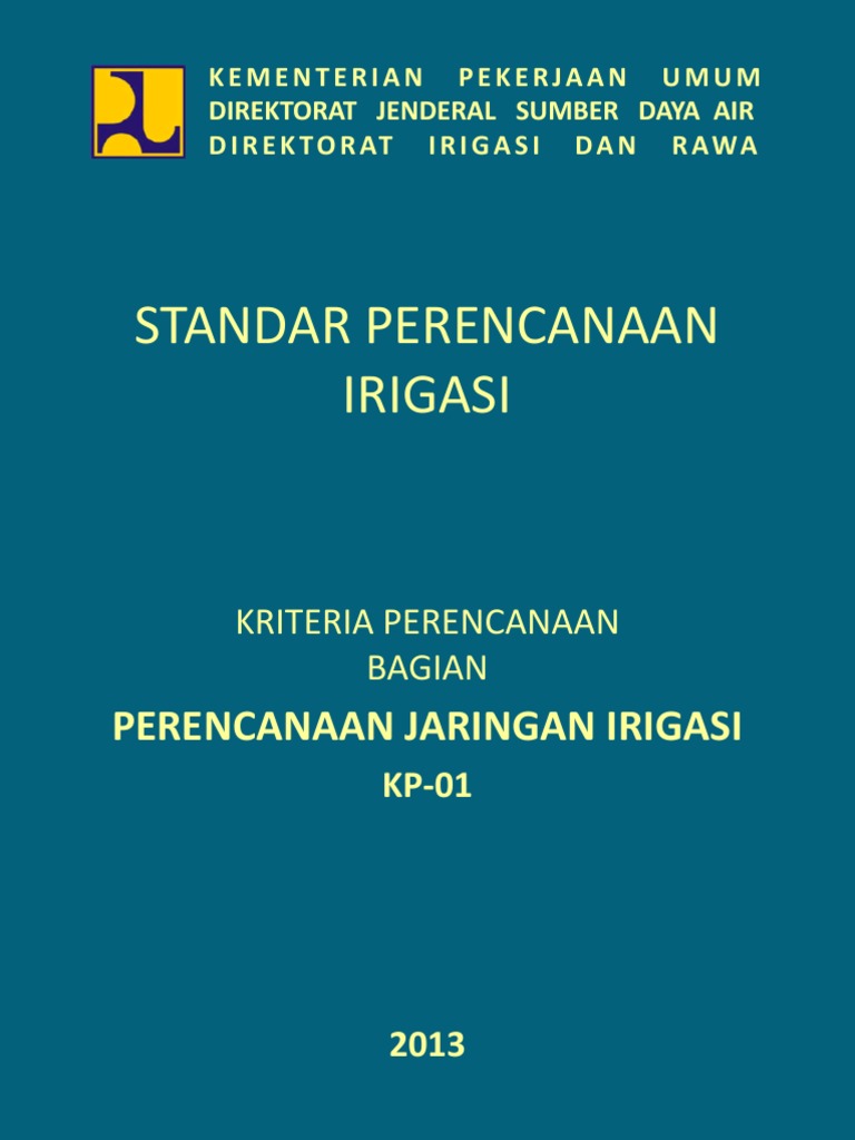 Kriteria Perencanaan (KP 01-09) 2013 | PDF
